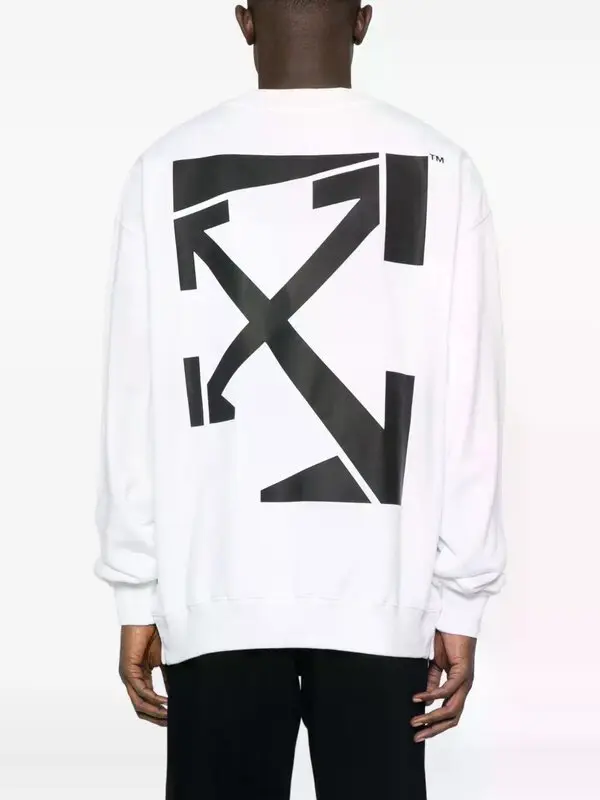 Off-White Logo-print Sweatshirt - White