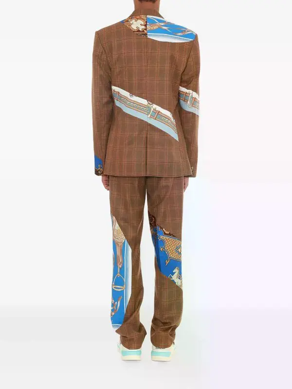 Ahluwalia Check-pattern Trousers