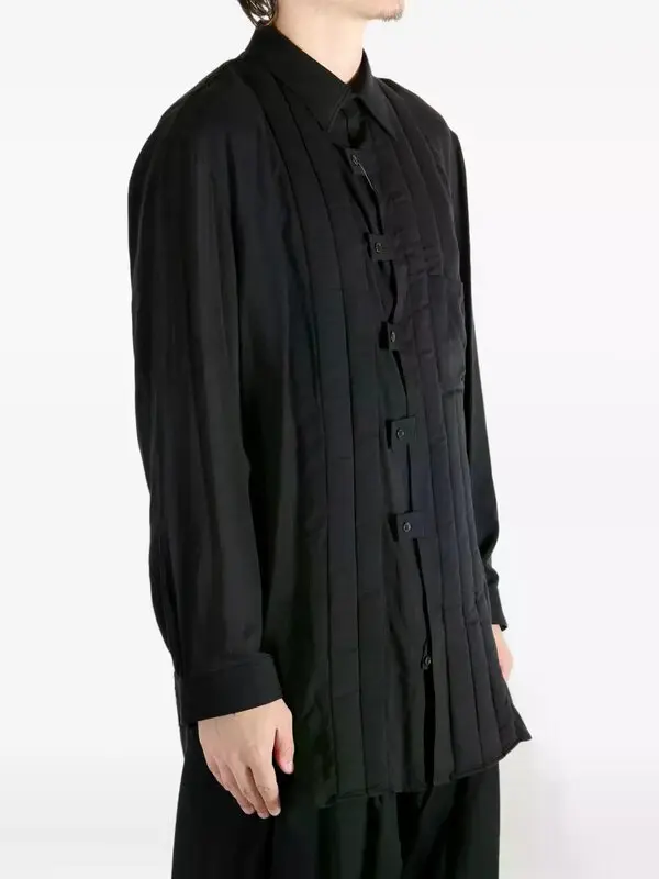Yohji Yamamoto Quilted Panelled Coat