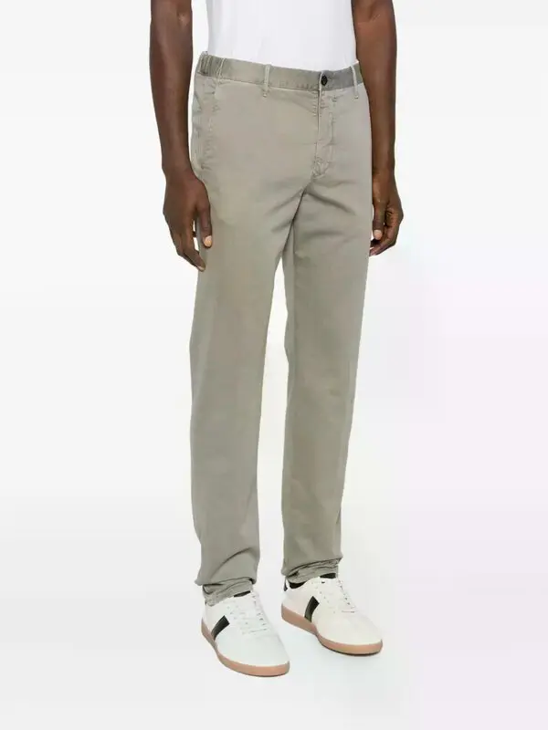 Incotex Elastic-waistband Trousers - Green