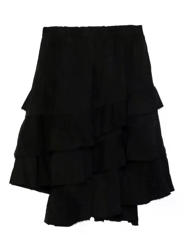BLACK COMME DES GARÇONS Ruffled Skirt