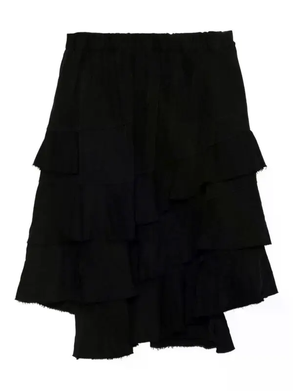 BLACK COMME DES GARÇONS Ruffled Skirt