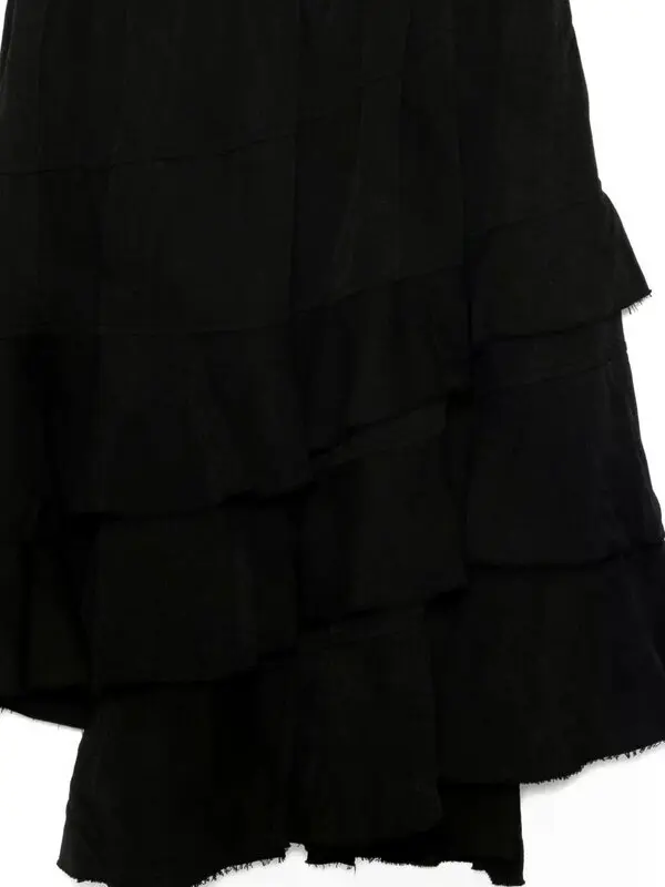 BLACK COMME DES GARÇONS Ruffled Skirt