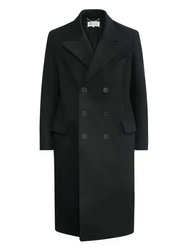 MAISON MARGIELA Virgin Wool Double-breasted Coat
