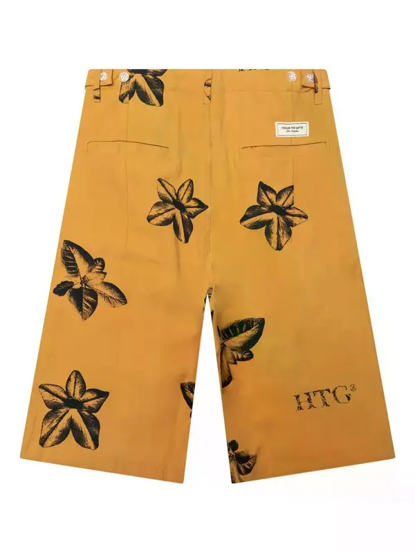 HONOR THE GIFT Floral-print Shorts - Yellow