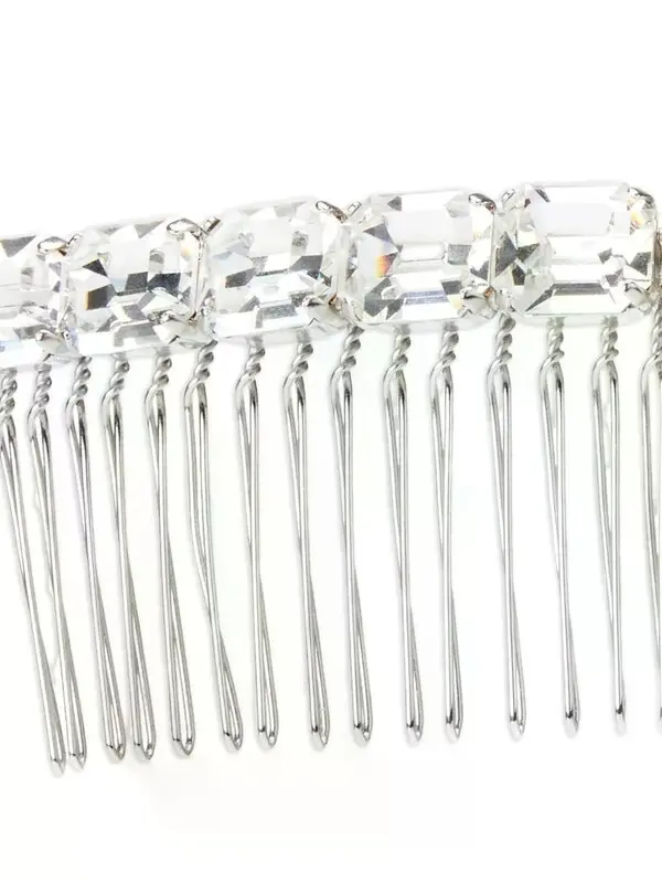 MAISON MICHEL Crystal-embellished Hair Comb