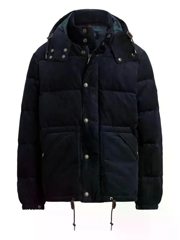 Polo Ralph Lauren Corduroy Quilted Bomber Jacket - Blue