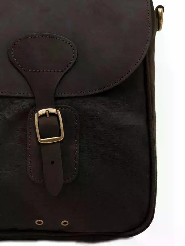 Barbour Waxed Cotton Briefcase - Brown