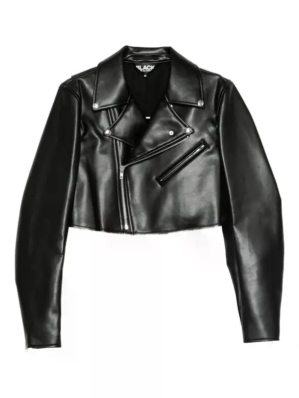 BLACK COMME DES GARÇONS Zip-up Biker Jacket
