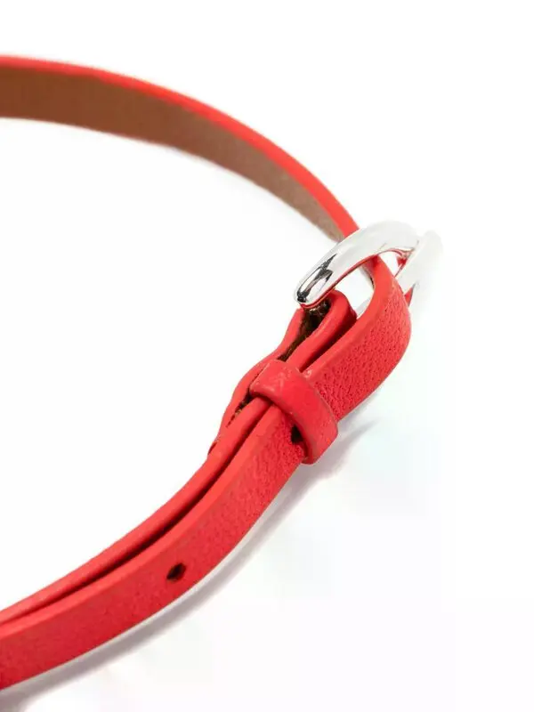 Tory Burch Gemini Leather Bracelet - Red