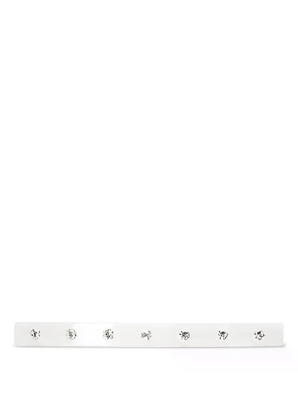 MAISON MICHEL Stacy Crystal-embellished Hair Clip - White