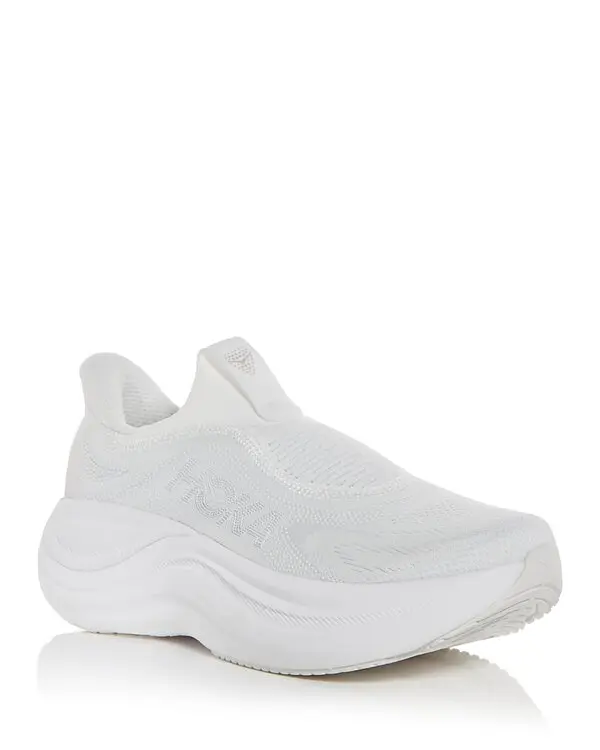 HOKA Skyward Slip On Sneakers - White/white
