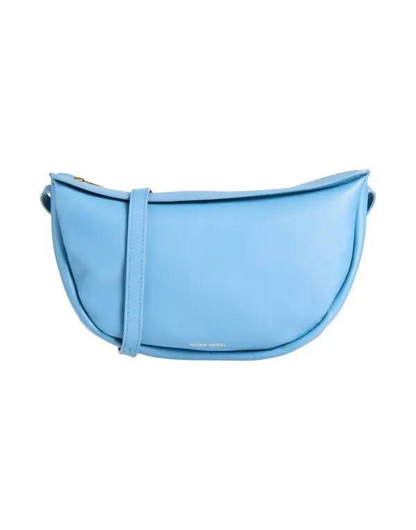 MANSUR GAVRIEL Leather Moon Cross-body Bag - Blue