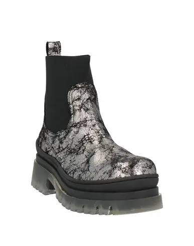 MANILA GRACE Leather Ankle Boots