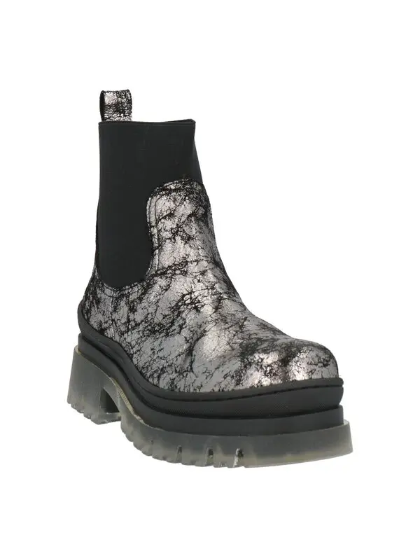 MANILA GRACE Leather Ankle Boots