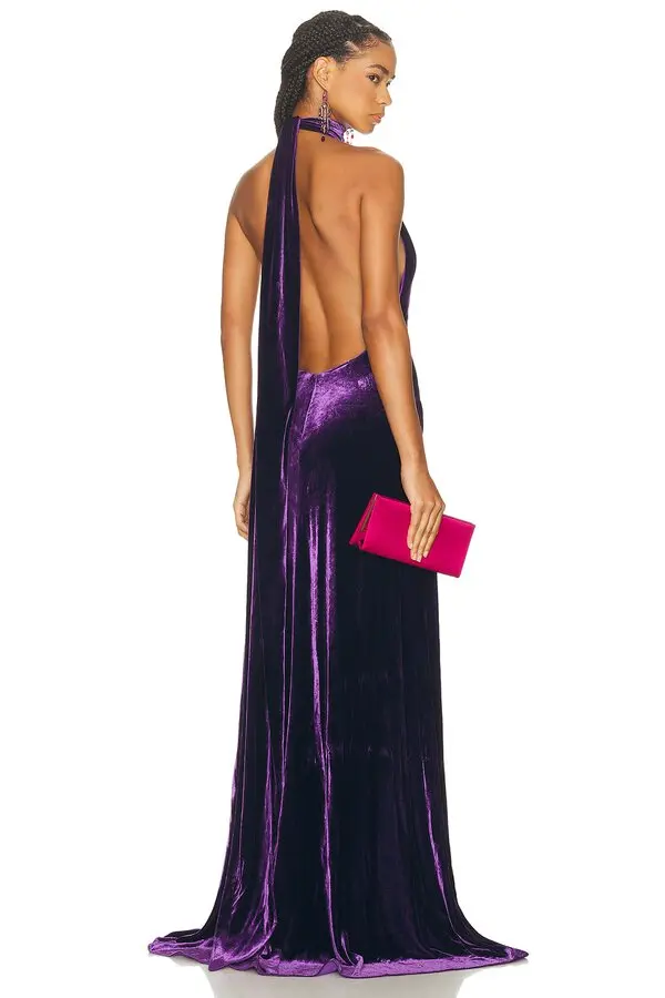 Tatum Gown - Aubergine