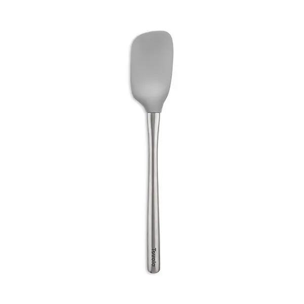 TOVOLO Flex Core Stainless Steel Handled Spoonula - Oyster Gray