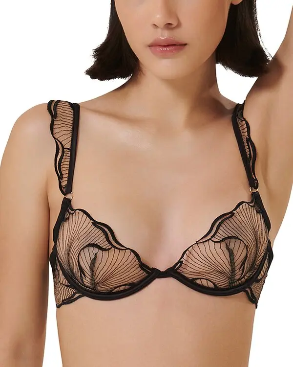 Bluebella Marabel Wired Bra - Black/sheer