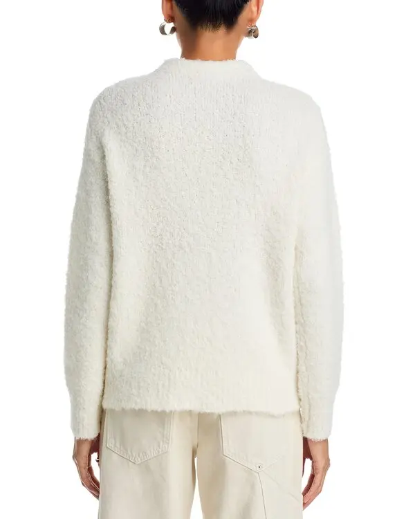 Aqua Boucle Sweater - Cream
