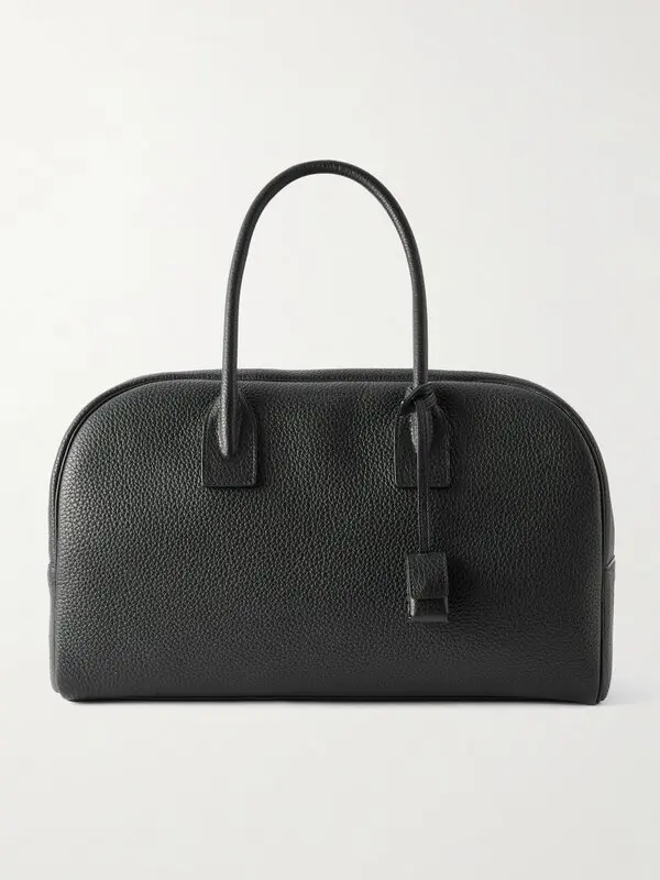 Saint Laurent Boston Textured-leather Tote