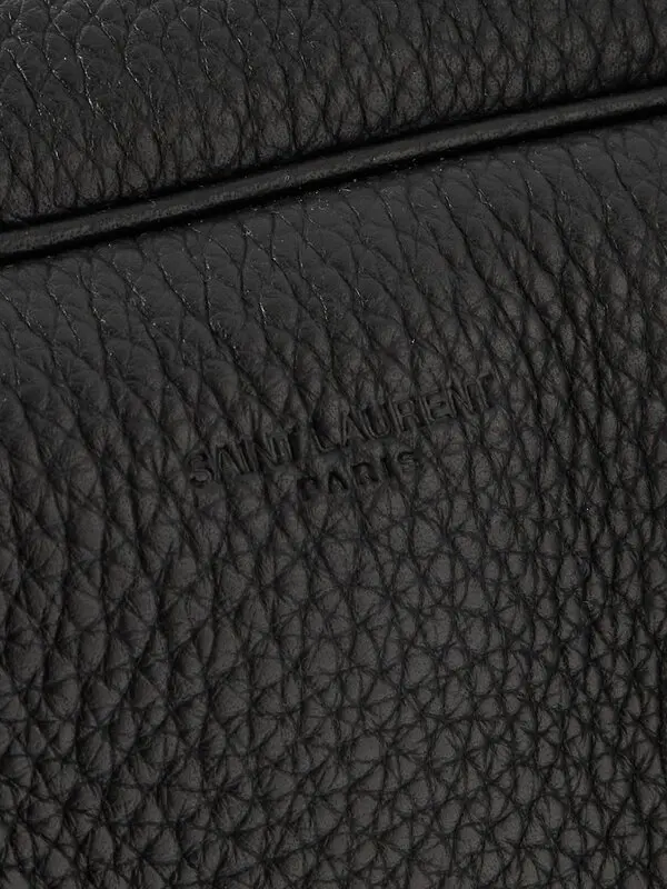 Saint Laurent Boston Textured-leather Tote