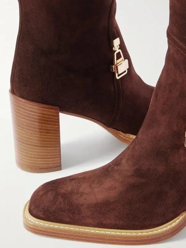 Gabriela Hearst Nina Suede Knee Boots