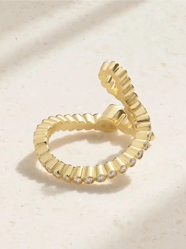 Sophie Bille Brahe Ensemble Letter 18-karat Diamond Ring