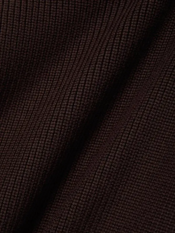 Saint Laurent Ribbed Wool Turtleneck Sweater