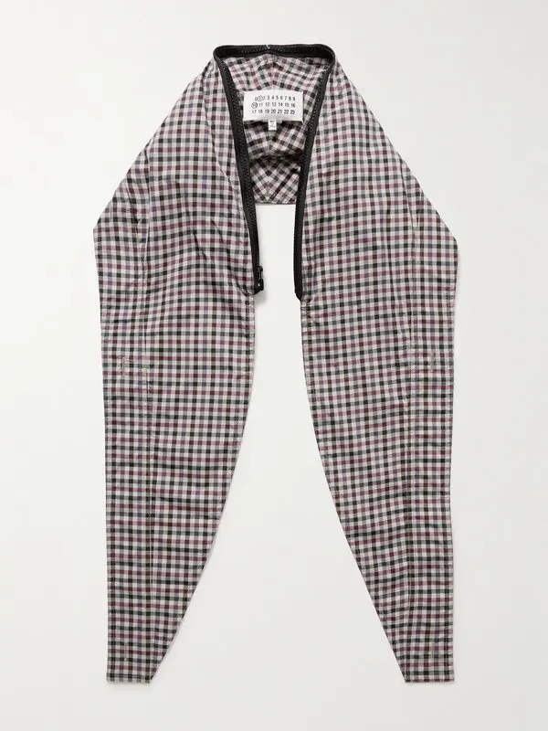 MAISON MARGIELA Gingham Shell Scarf