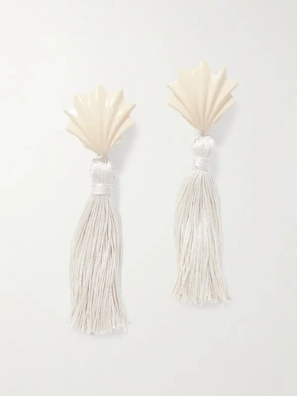 JULIETTA Biarritza Clip Earrings - Ivory