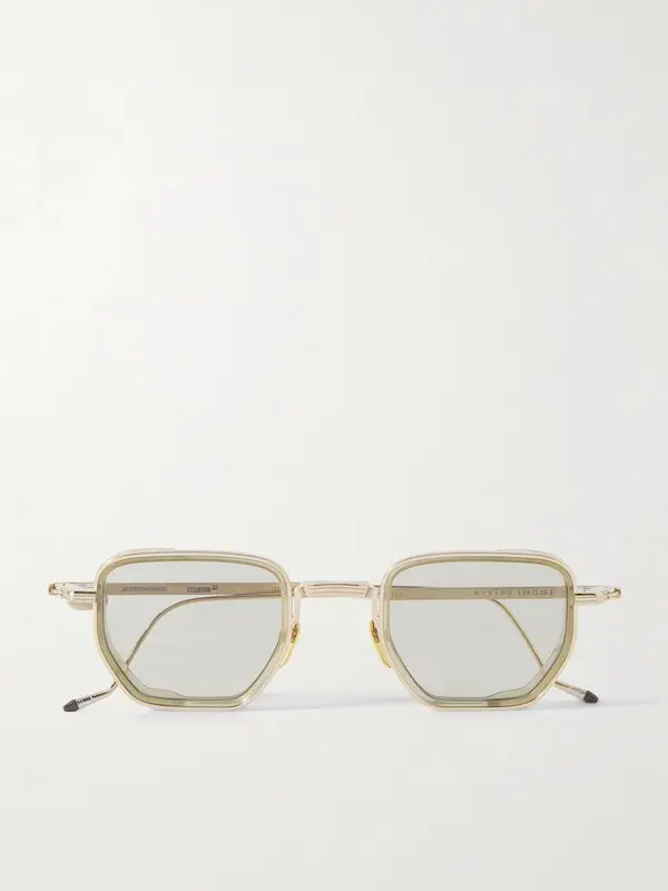 JACQUES MARIE MAGE Atkins Square-frame Sunglasses - Neutrals