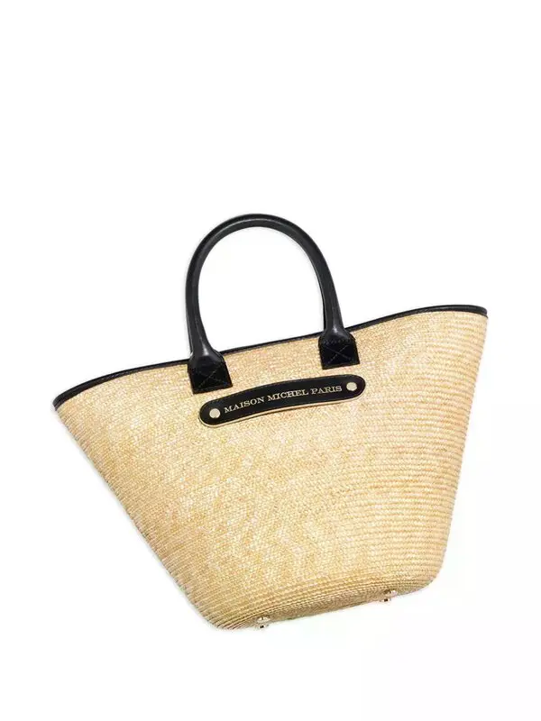 MAISON MICHEL Brittany Straw Tote Bag