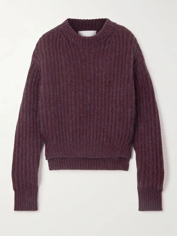 Sasuphi Ribbed Wool-blend Sweater