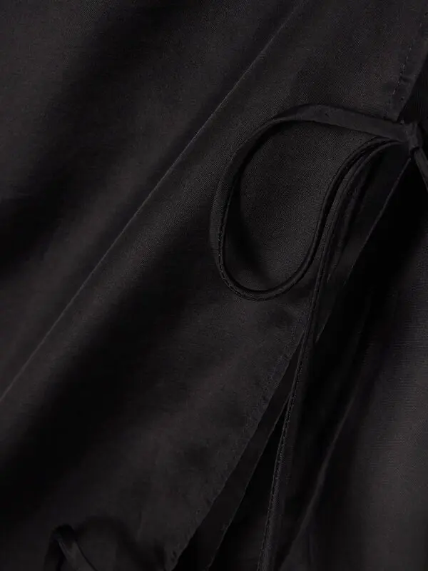 Le Kasha Anzio Silk-tulle Top