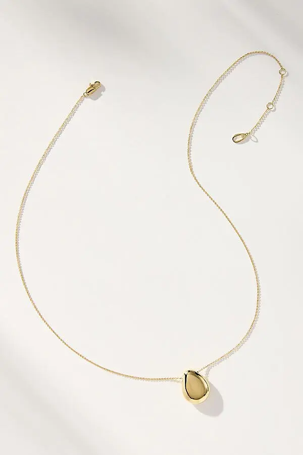 ANA LUISA Pebble Pendant Necklace - Gold