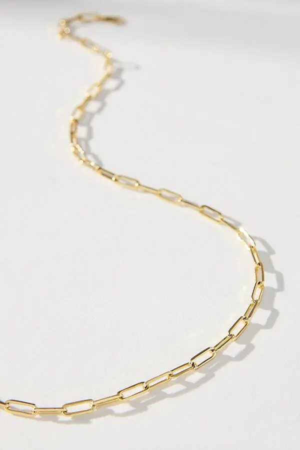 ANA LUISA Laura Bold Link Chain Necklace