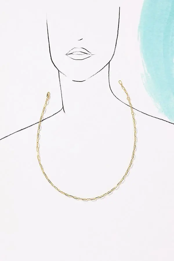 ANA LUISA Laura Bold Link Chain Necklace