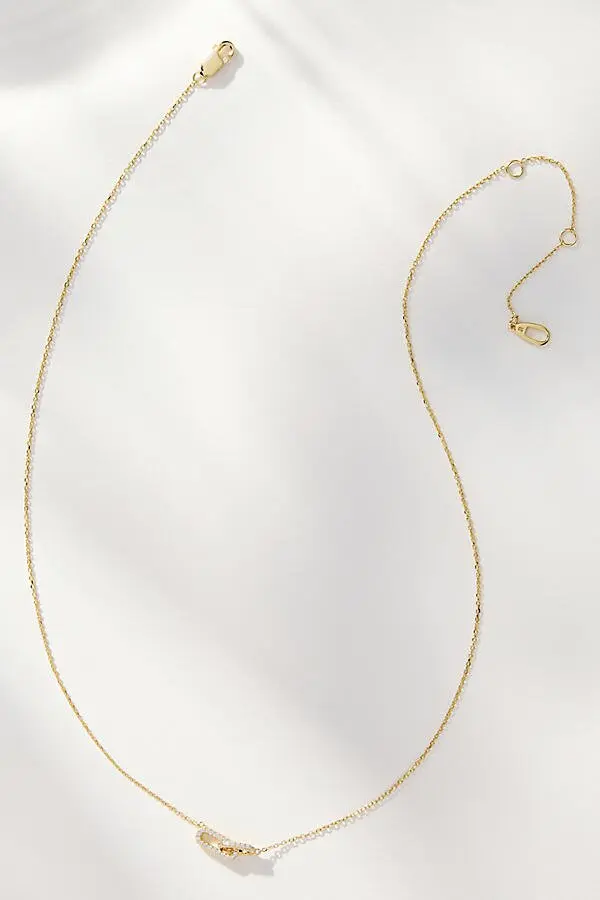 ANA LUISA Loree Chain Link Necklace - Gold