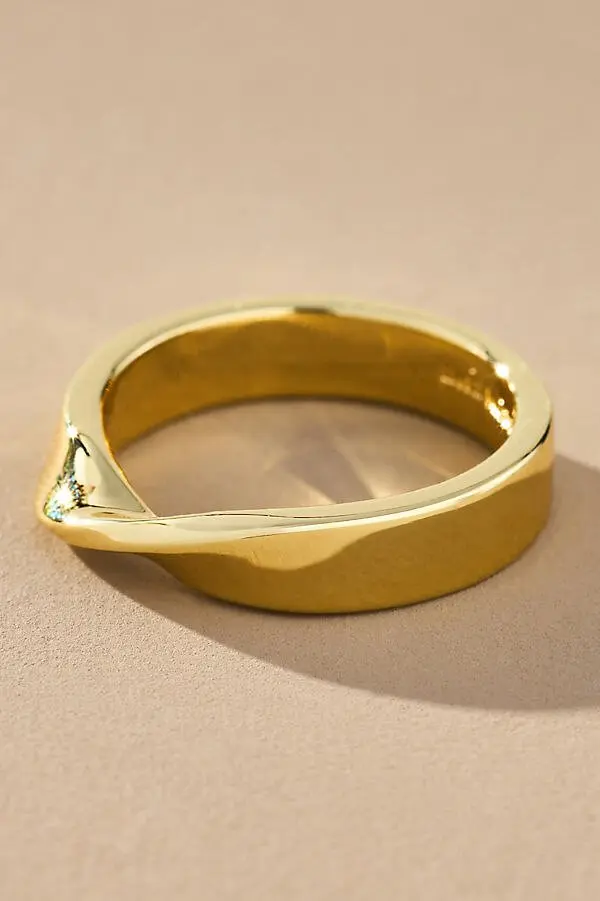 ANA LUISA Eliora Band Ring - Gold
