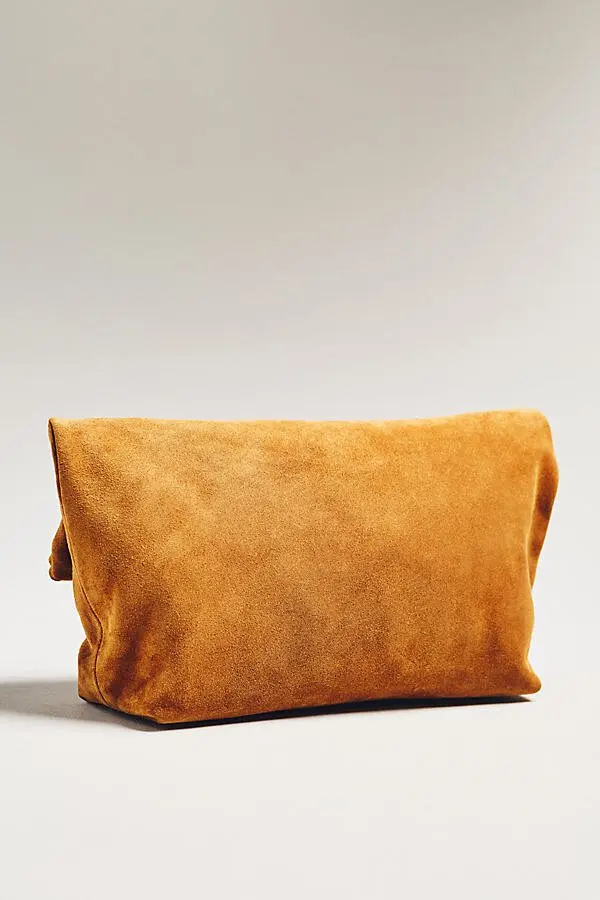 Streets Ahead Suede Clutch