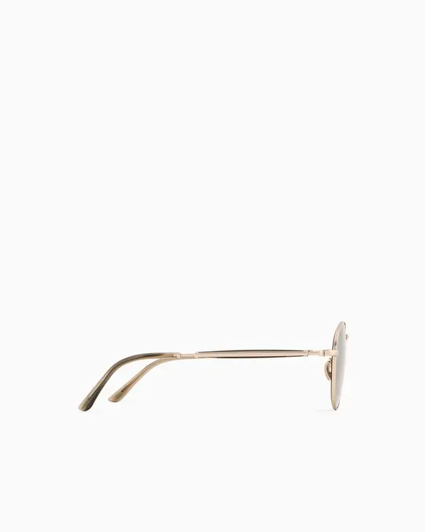 Giorgio Armani Square Sunglasses - Gold