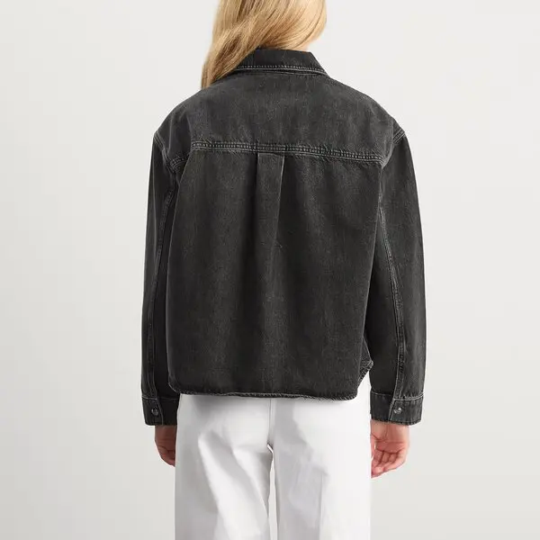 ANINE BING Paxton Denim Shirt - Washed Black