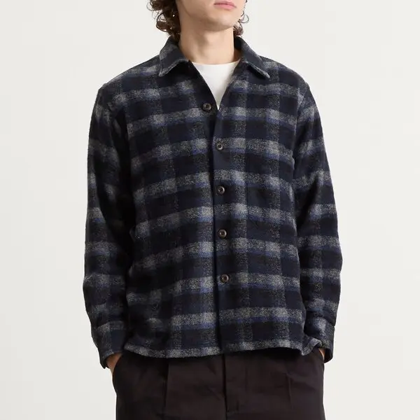 Universal Works Chandler Plaid Fatigue Overhirt