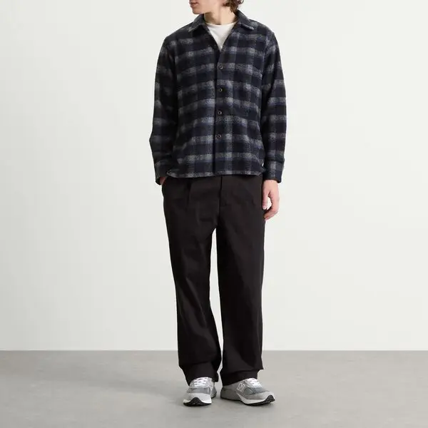 Universal Works Chandler Plaid Fatigue Overhirt