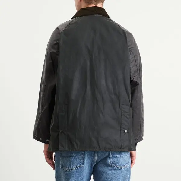 Barbour Patchwork Os Bedale Wax Jacket - Sage Multi