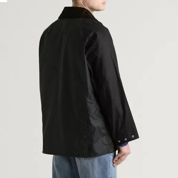 Barbour Patchwork Os Bedale Wax Jacket - Sage Multi