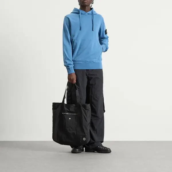 Stone Island Nylon Metal Tote Bag - Black