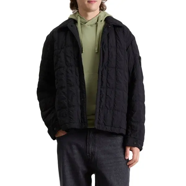 Stone Island Ghost Nylon Smerigliato Primaloft Jacket - Black