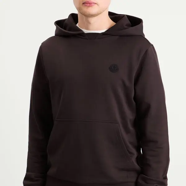 Moncler Washed Hoodie - Brown