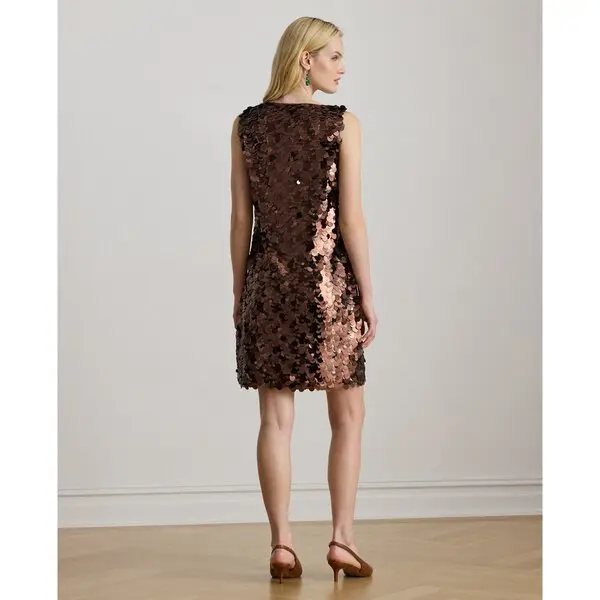 Ralph Lauren Sequin Embellished Shift Dress